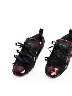 Simone Rocha Ballerina Grip Sequin-embellished Sneakers
