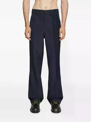 Marni Five-pocket Flared Trousers - Blue