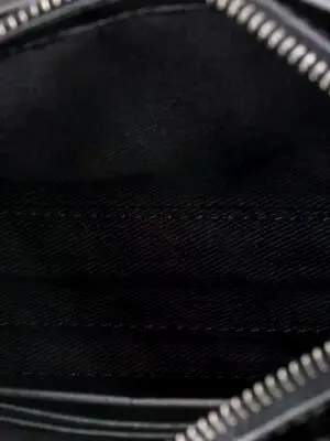Versace La Greca Embossed Leather Small Crossbody Bag