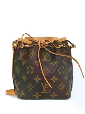LOUIS VUITTON 2015 Monogram Nano Noé Shoulder Bag