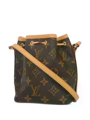LOUIS VUITTON 2015 Monogram Nano Noé Shoulder Bag