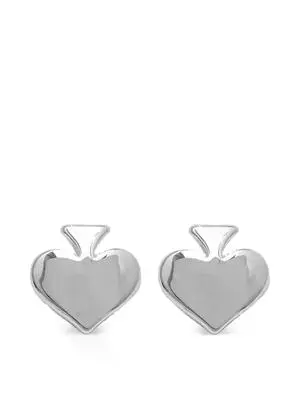 Kate Spade New York Heritage Spade Stud Earrings - Silver