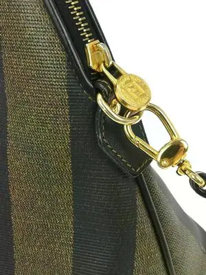 Fendi 1990s Pequin Striped Handbag