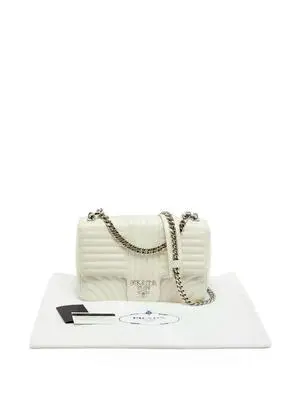 Prada Diagramme Quilted Shoulder Bag