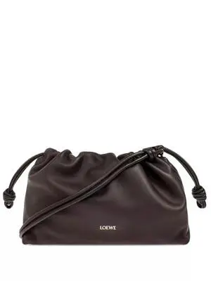 Loewe Flamenco Leather Bucket Bag - Brown