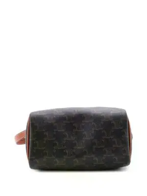 Celine Triomphe Coated Canvas Small Satchel Bag