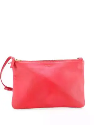 Celine Trio Leather Small Crossbody Bag - Red