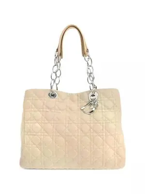 Dior 2011 Cannage Shoulder Bag - Neutrals