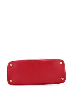 Prada Convertible Dome Saffiano Leather Large Satchel