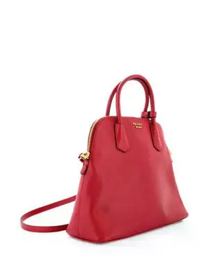 Prada Convertible Dome Saffiano Leather Large Satchel