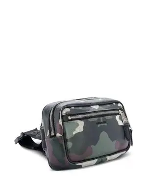 Burberry Bum Bag Camouflage Coated Canvas Belt Bag