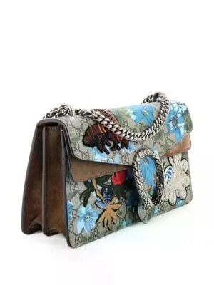 Gucci Dionysus Embroidered Gg Coated Canvas Small Shoulder Bag