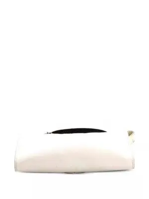 Prada Triangle Logo Zip Messenger Bag Embossed Saffiano Leather Small Crossbody Bag