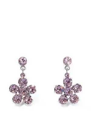 Simone Rocha Daisy Crystal-embellished Drop Earrings