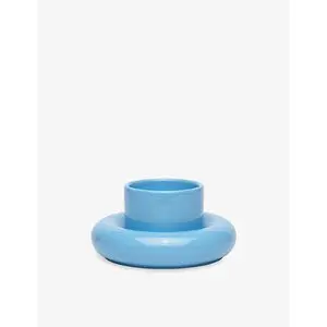 GUSTAF WESTMAN Chunky Earthenware Cup And Saucer Light Blue