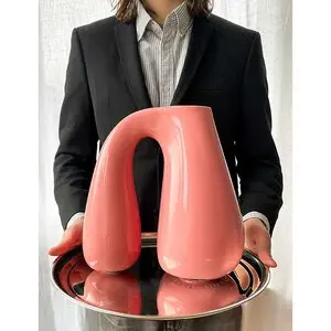 GUSTAF WESTMAN Chunky Earthenware Jug - Pink