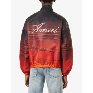 Amiri Palms Logo-print Woven Bomber Jacket
