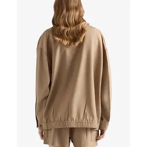 Prada Logo-patch Mohair Wool Blouson Jacket