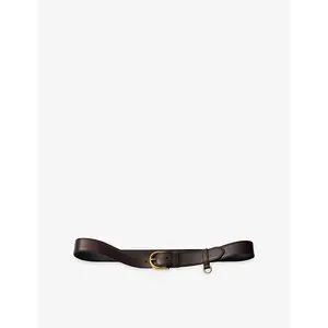 Prada Buckled Leather Belt - Brown