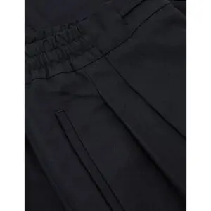 REISS Arden Relaxed-fit Stretch-woven Trousers - Navy