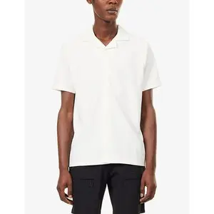 ARNE Camp-collar Ribbed Woven Shirt