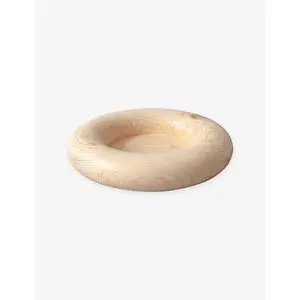 GUSTAF WESTMAN Chunky Wooden Bowl Plate - Pine