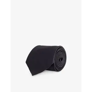 TOM FORD Micro Design Silk Tie - Black