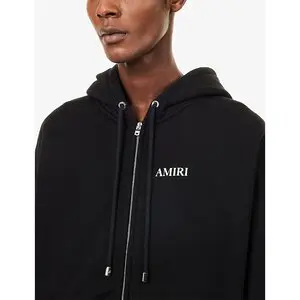 Amiri Relaxed-fit Logo-print Cotton Hoodie