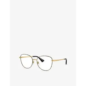 Dolce & Gabbana Dg1355 Round-frame Metal Optical Glasses