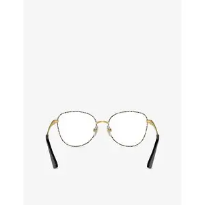 Dolce & Gabbana Dg1355 Round-frame Metal Optical Glasses