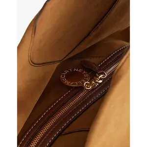 Stella McCartney Appaloosa Soft Woven Bucket Bag - Brandy