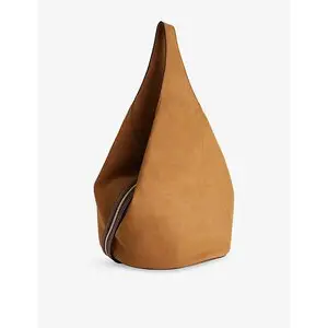 Stella McCartney Appaloosa Soft Woven Bucket Bag - Brandy