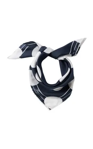 Jacquemus Le Foulard Coeur Silk Scarf - Blue