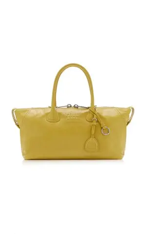 Miu Miu Leather Tote Bag - Yellow