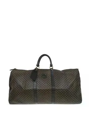 Celine 1990-2000s Macadam Duffle Bag - Black