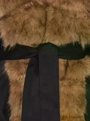ROTATE BY BIRGER CHRISTENSEN Faux-fur Collar Jacket