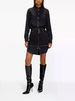 DIESEL® De-desy-d Denim Mini Dress