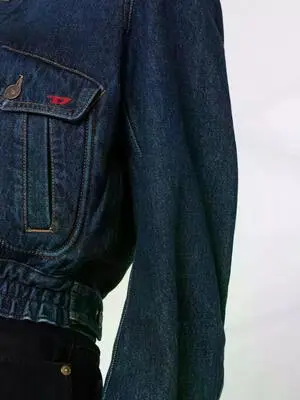 DIESEL® De-tracy Denim Bomber Jacket