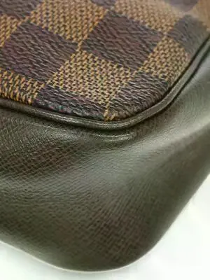 LOUIS VUITTON 2001 Trousse Damier Ebene Bag