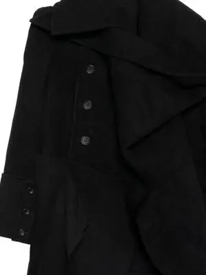 Yohji Yamamoto Draped-collar Coat