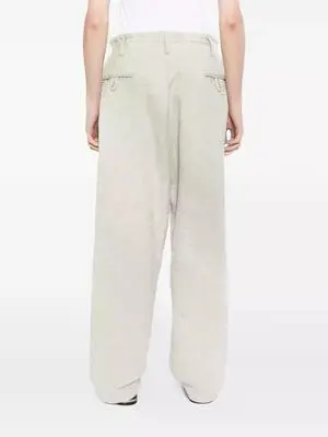 Yohji Yamamoto Pleated Cuff-tab Trousers