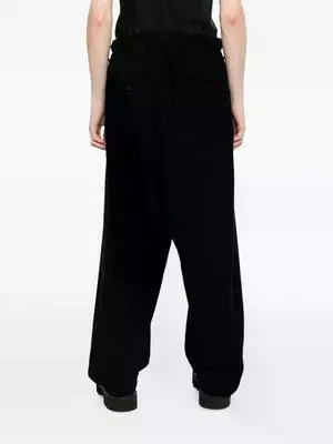 Yohji Yamamoto Flannel Side-dart Trousers