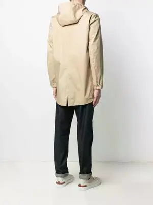 Woolrich Press Stud Fastening Hooded Coat