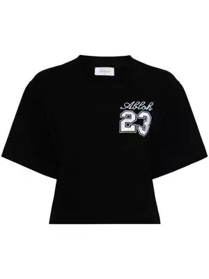 Off-white Embroidered T-shirts For Women
