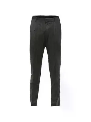 Corneliani Pinstripe Tailored Trousers - Grey