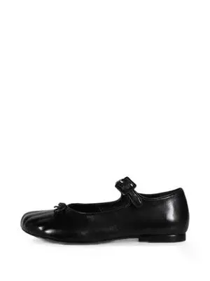 Sandy Liang Ballet Flats With Bow Detailing And Buckle Fastening