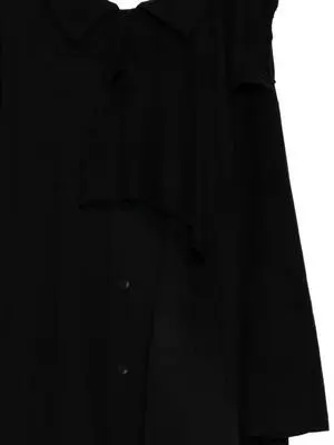 Yohji Yamamoto Gauze Draped Coat
