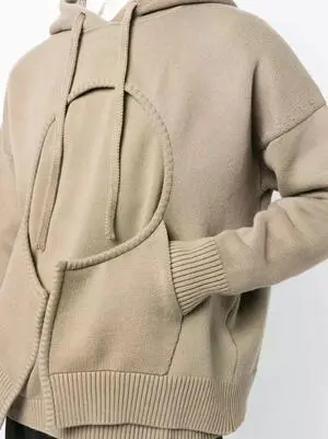 Off-White Cut-out Layered Hoodie