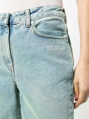 Off-White Logo-print Knee-length Shorts