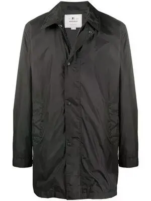 Woolrich Single Breasted Coat - Black